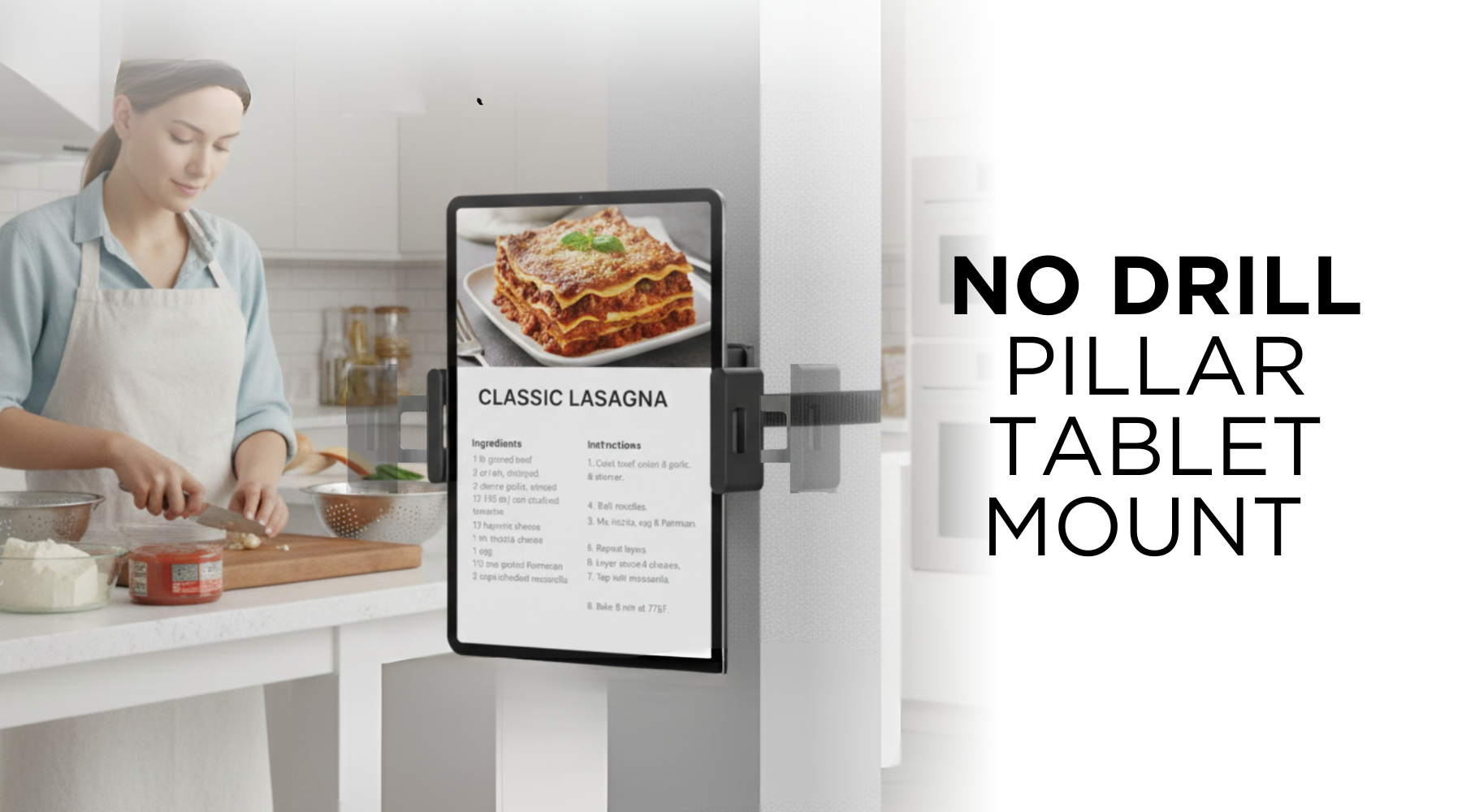 Strap-On Tablet Mount for Poles: A Flexible Hands-Free Solution with t ...