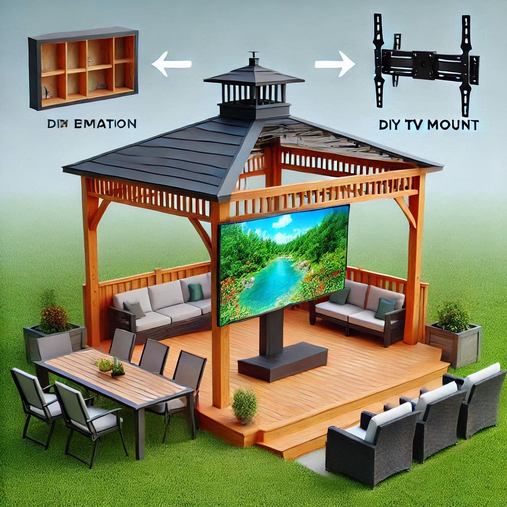 Transform Your Outdoor Entertainment with the ZeboZap DIY Gazebo TV Mo