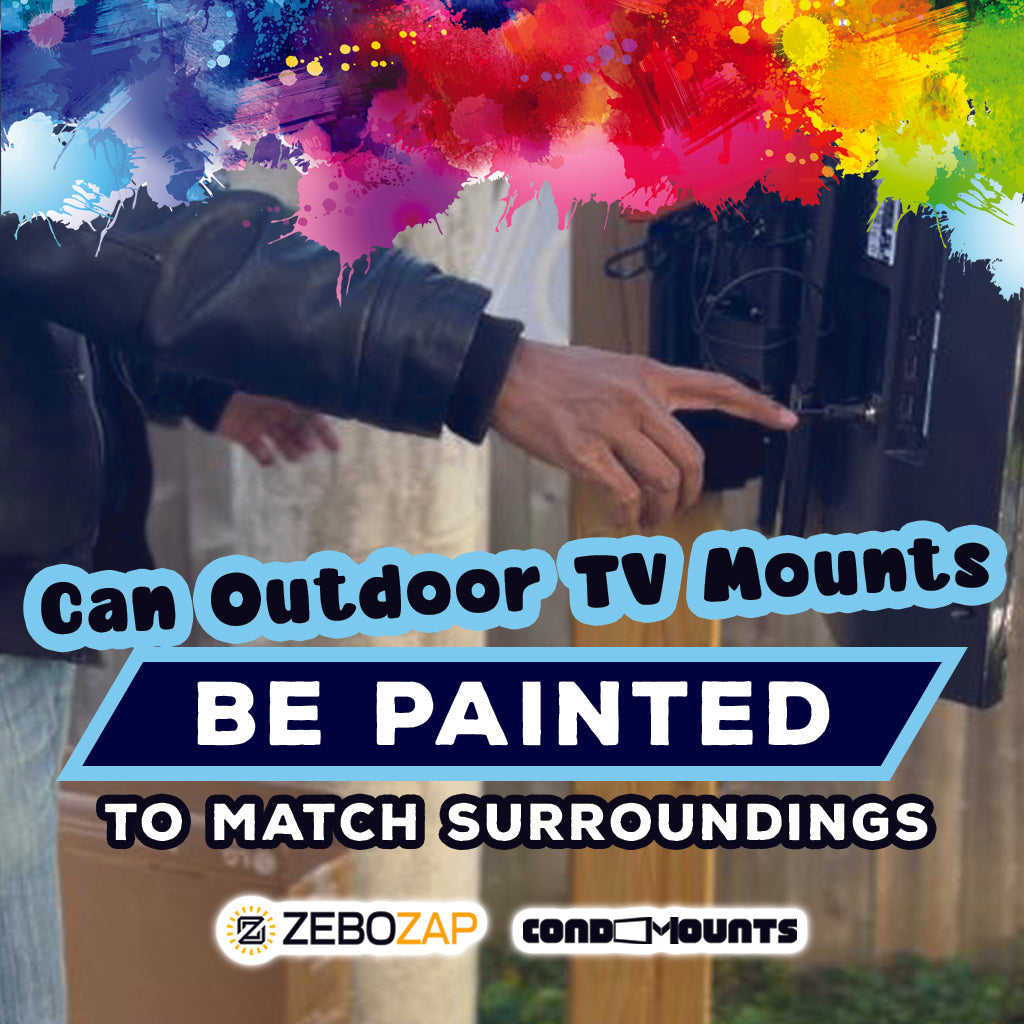 Can Outdoor TV Mounts Be Painted to Match the Surroundings? – ZeboZap Can Outdoor TV Mounts Be Painted to Match the Surroundings? – ZeboZap