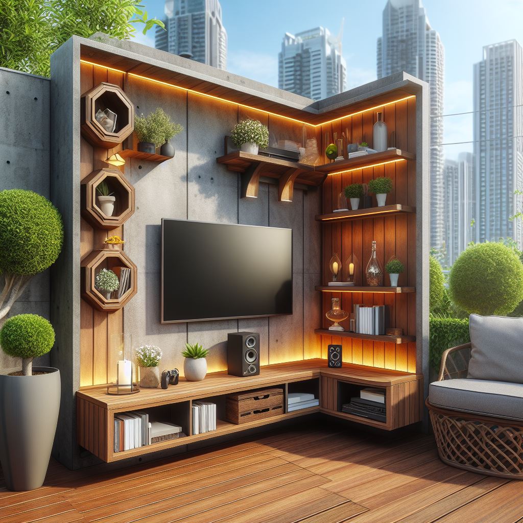 Outdoor Corner Shelf – ZeboZap