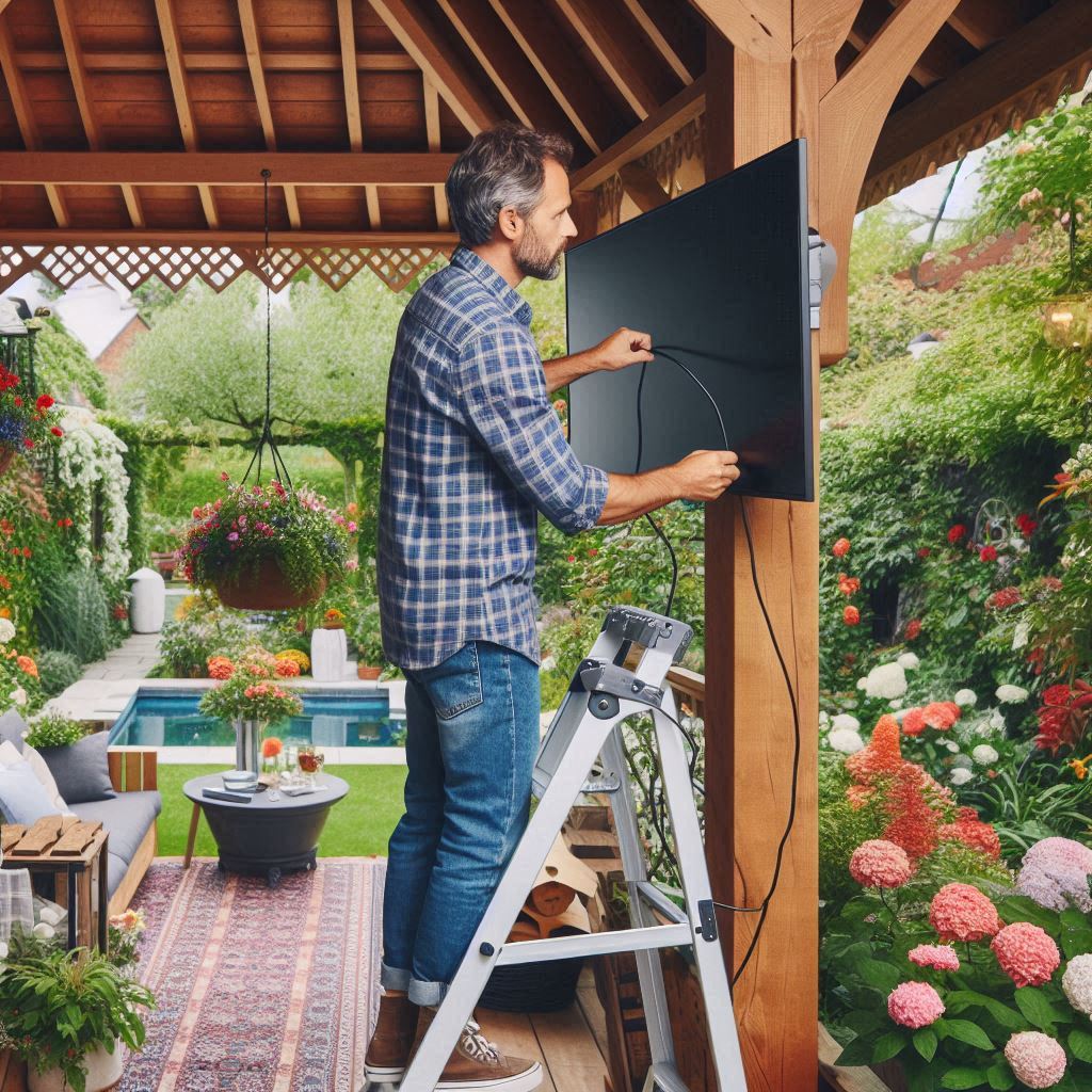 How to mount a tv on the Pillar? – ZeboZap