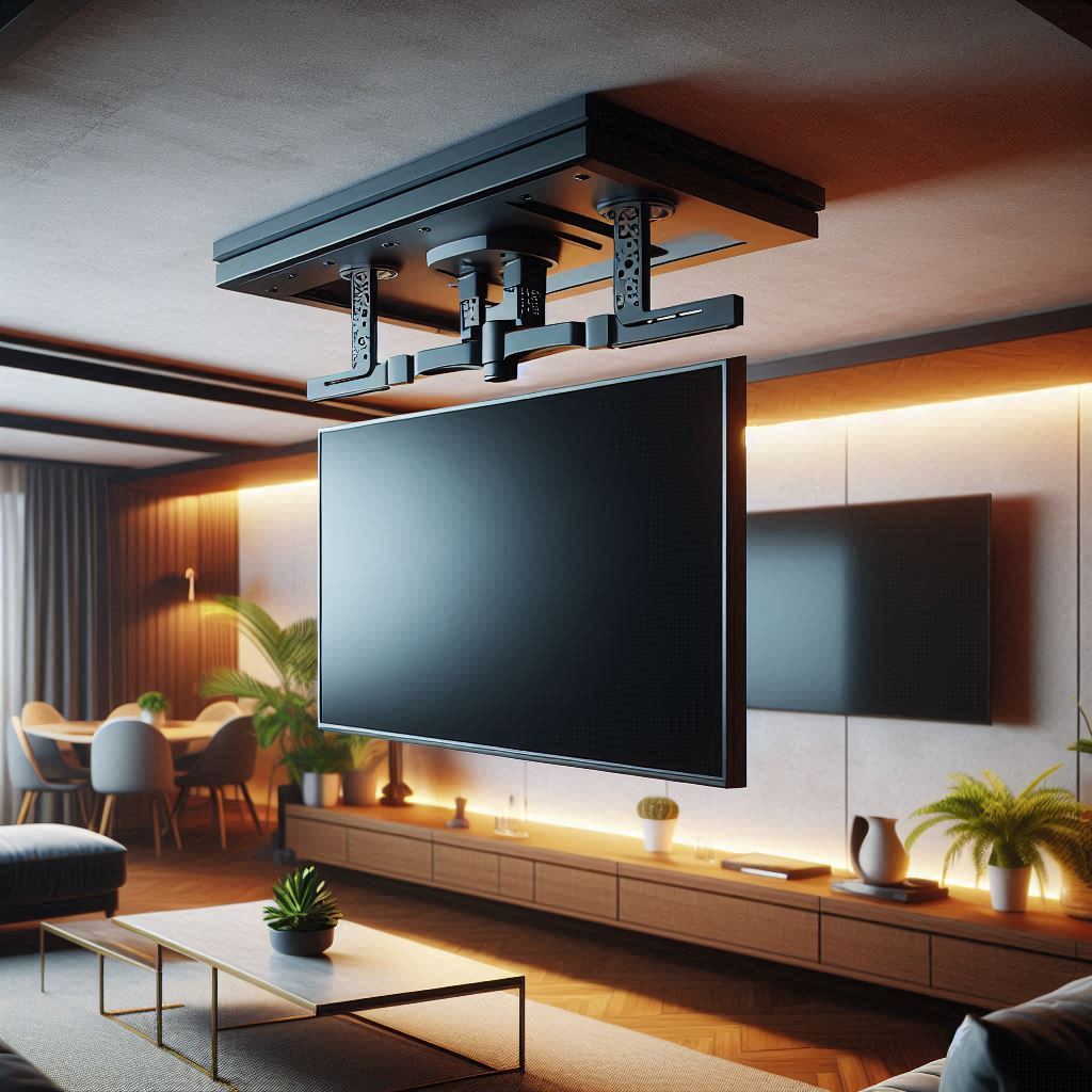 Pull down outdoor TV mount – ZeboZap