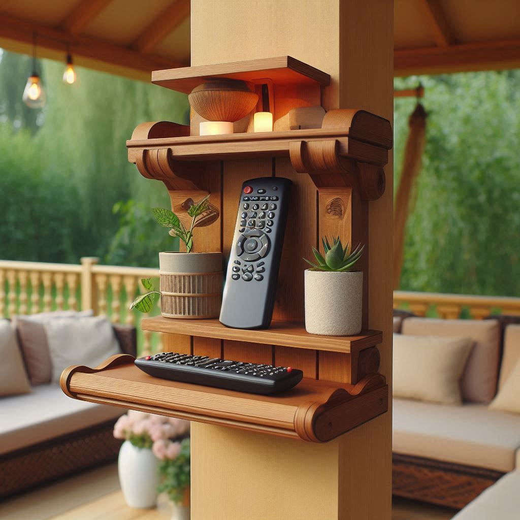 Outdoor Pillar Shelf – ZeboZap