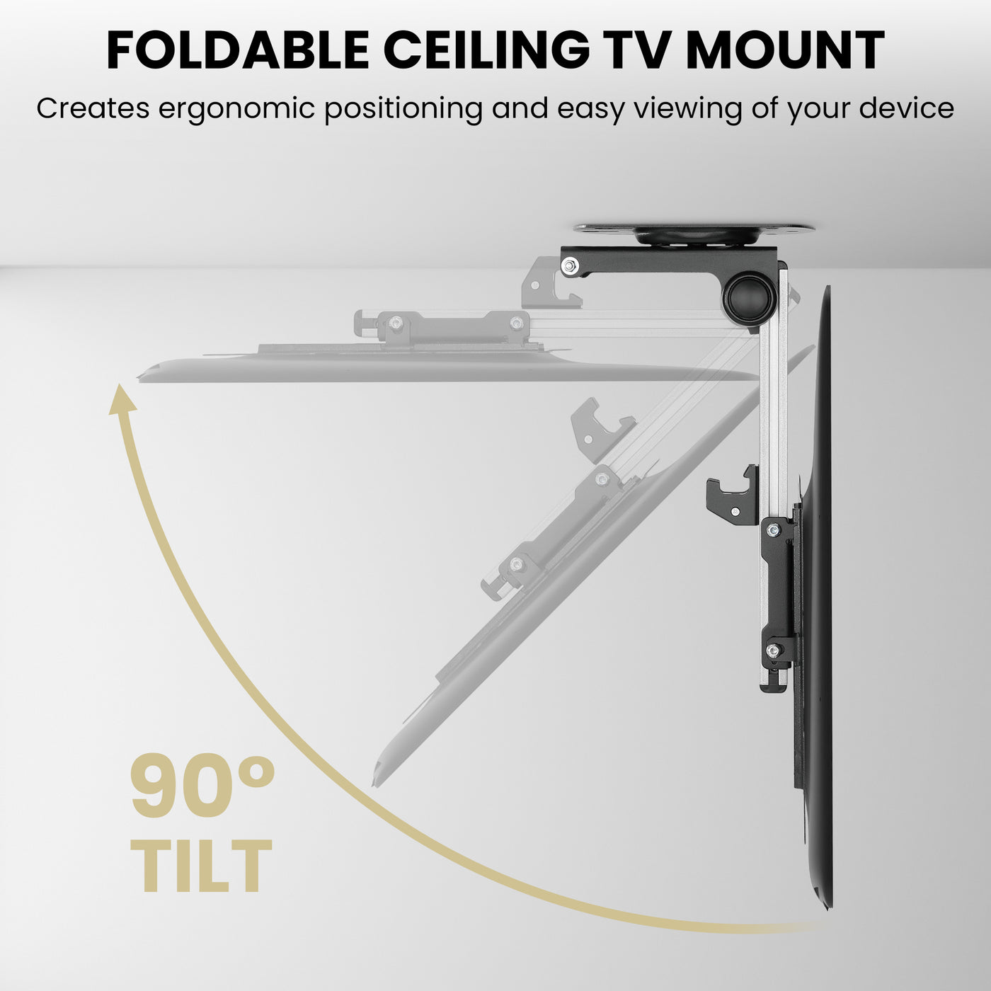 FOLD UP Ceiling TV Mount for Gazebo, Patio and Pergola – ZeboZap